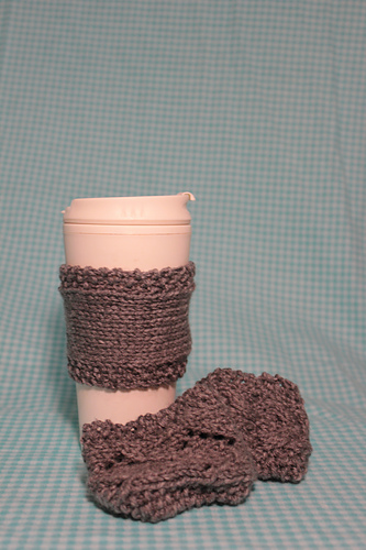 Ravelry: Rule of Three Coffee Cozies pattern by McKenzie Baldwin