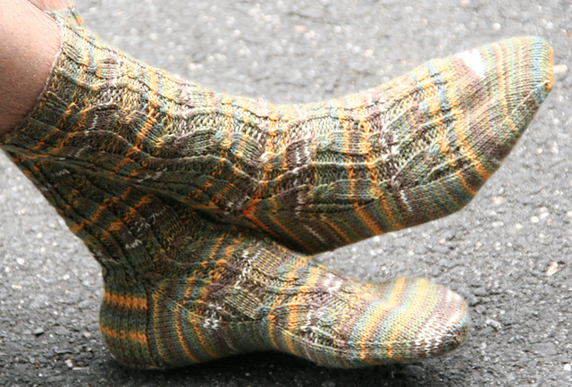 Ravelry: A Little Bit of Swerve Sock pattern by Kerry Weatherhead