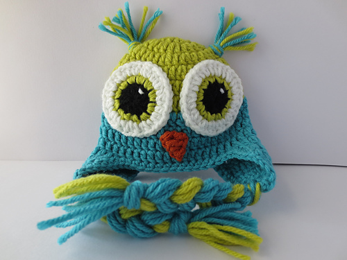 Ravelry: Crochet Owl Hat pattern by Alissa Clevenger