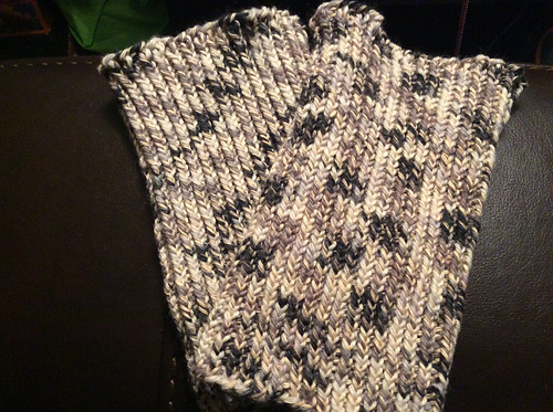 Ravelry: 1x1 Twisted Rib Boot Cuffs pattern by Khrissi Satterfield