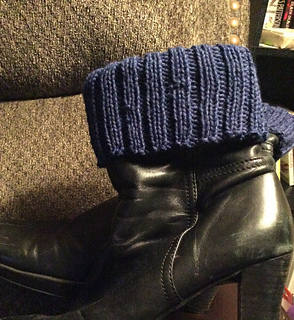 Ravelry: 2x2 Twisted Rib Boot Cuffs pattern by Khrissi Satterfield