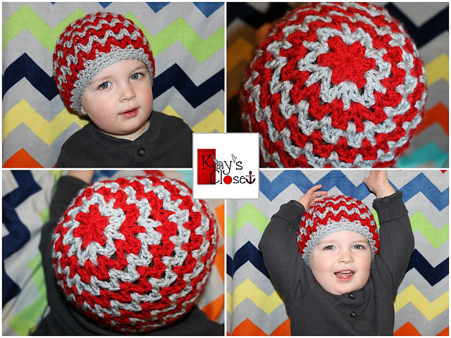 Ravelry: Zig Zag Star Beanie pattern by Khy's Closet