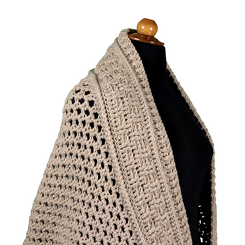 Ravelry: Textured Granny Pockets Shawl pattern by Kiki Crochet Designs