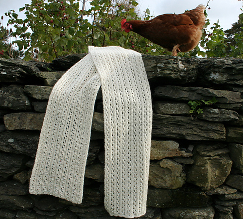 Ravelry: Lace Rib Scarf pattern by Kim Kearney