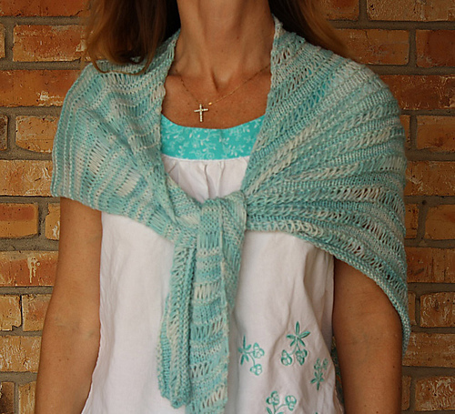 Ravelry: River Wrap pattern by Kimberlees Korner