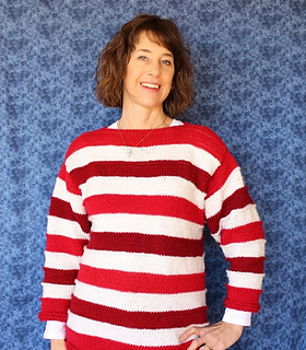 Ravelry: Stockinette Ridge Knit Sweater pattern by Kimberlees Korner