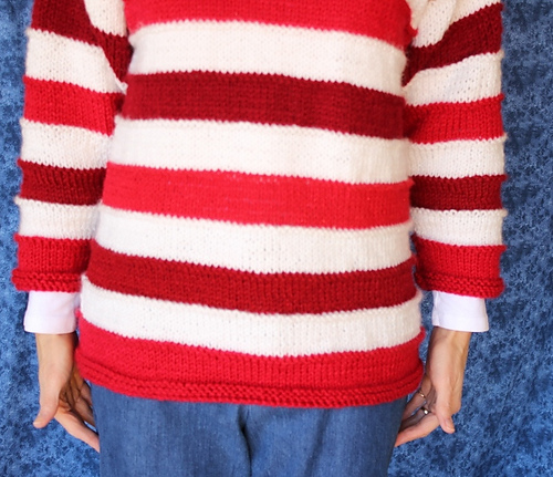 Ravelry: Stockinette Ridge Knit Sweater pattern by Kimberlees Korner