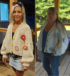 Ravelry: Floral Cardigan pattern by Colleen Cox