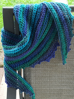 Ravelry: KimmieHooks' Coffee Shop Shawl-Dragonfly