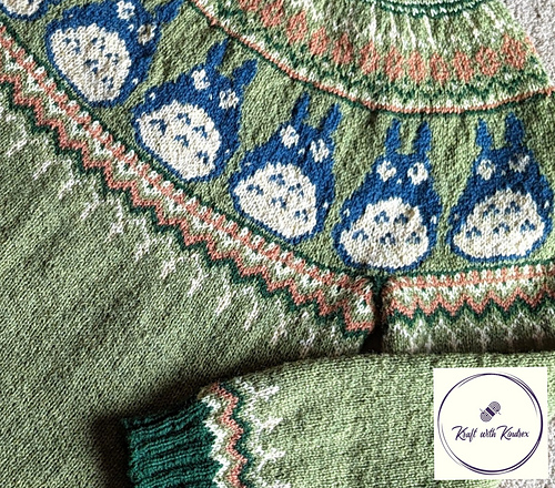 Ravelry: Totoro Studio Ghibli Sweater pattern by Lindsey Wright