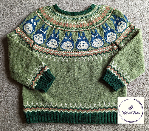 Ravelry: Totoro Studio Ghibli Sweater pattern by Lindsey Wright
