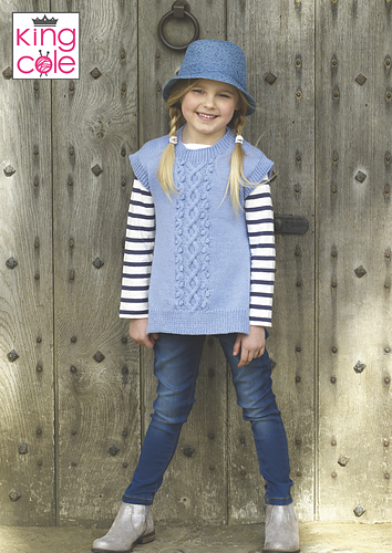 Ravelry: 4927 Girl's Tabards pattern by King Cole Ltd
