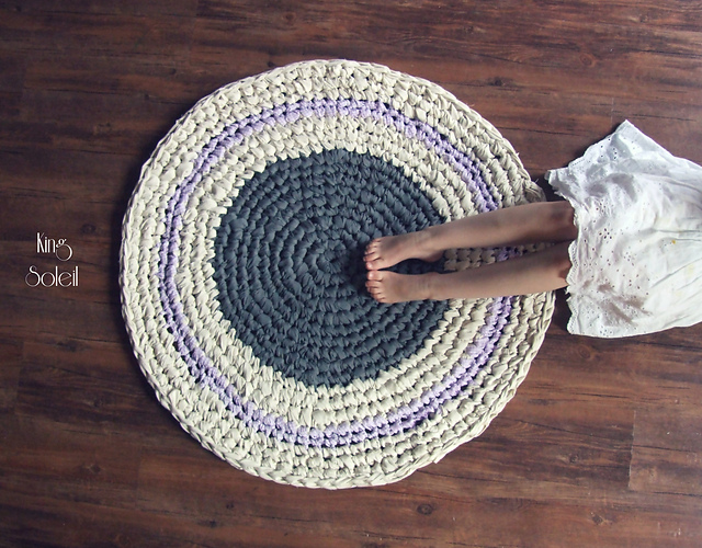 Ravelry: Upcycled Crochet Rug pattern by Morgan Roberts