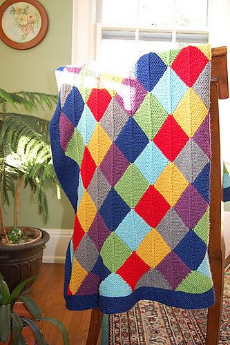 Ravelry: Sweet Faux Hawk Baby Blanket pattern by Kino Knits