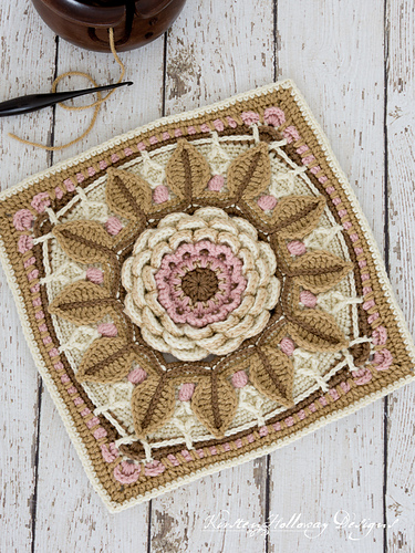 Ravelry: Desert Rose Afghan Square pattern by Kirsten Holloway