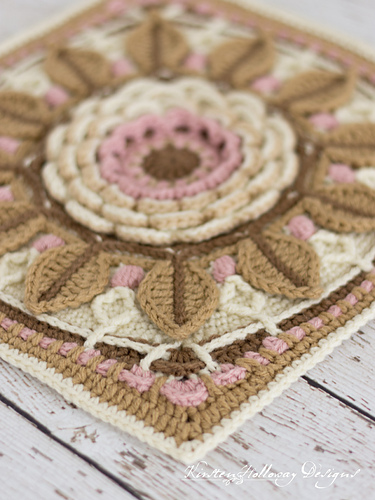 Ravelry: Desert Rose Afghan Square pattern by Kirsten Holloway