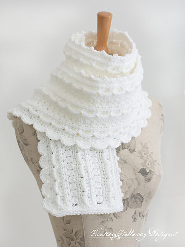 Ravelry: Layer Cake Lace Scarf pattern by Kirsten Holloway