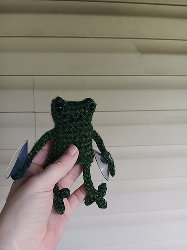 Ravelry: Suction Cup Leggy Frog pattern by Adrian Canfield