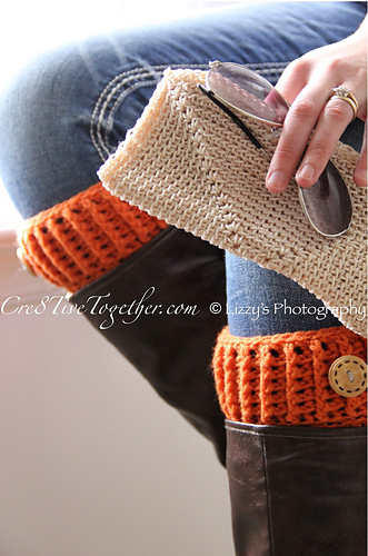 Ravelry: Ribbed Crochet Boot Topper pattern by Kristin Mickelson