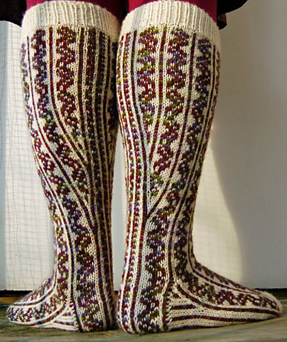 Ravelry: Wearable Art Stockings pattern by Elizabeth Zimmermann