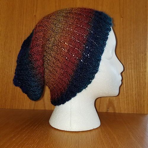 Ravelry: Ken Slouchy Hat in Broken Rib pattern by Laurie Pribbeno
