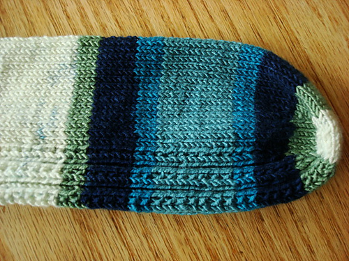 Ravelry: Peggy's Broken Rib Socks pattern by Laurie Pribbeno