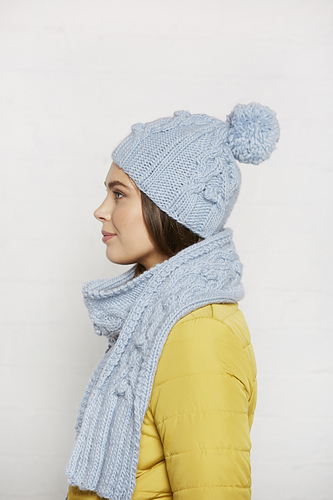 Ravelry: Bramble Hat & Scarf pattern by Emma Wright