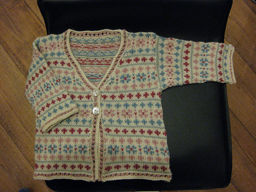 Ravelry: Fair Isle Baby Cardigan pattern by Mary Henderson