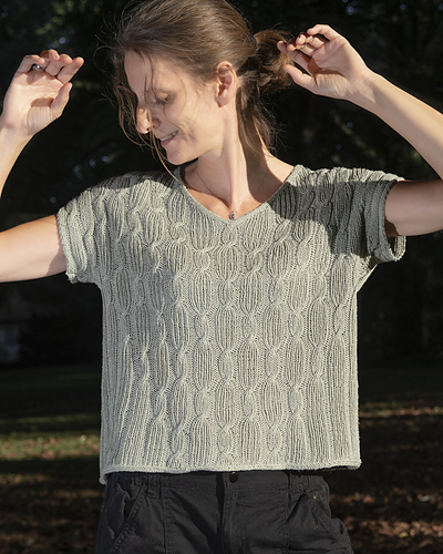 Ravelry: Drifting Wave Tee pattern by Aneta Bleyer