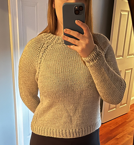 Ravelry: Cozy Cable Raglan pattern by Claire Jackson (Perfectly Knotted)