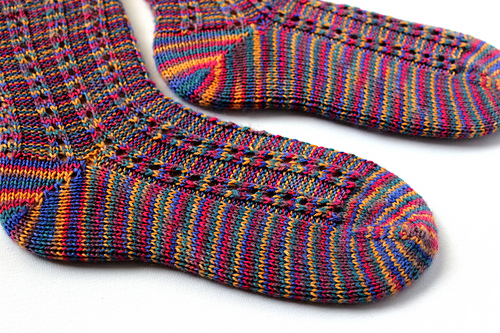 Ravelry: Crayon Box Socks pattern by Nazanin S. Fard