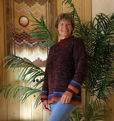 Ravelry: Garter Rib Pullover pattern by Doreen L. Marquart
