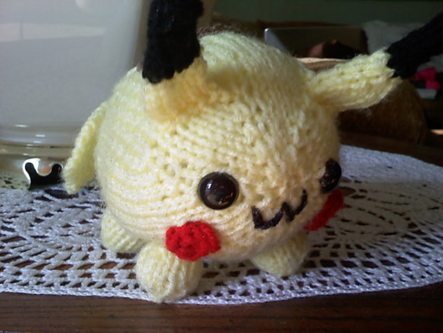 Ravelry: Pokemon Kawaii Pikachu Amigurumi pattern by Knit Kritters