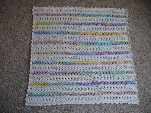 Ravelry: KnitSister1's Joey's Avalon Baby Blanket