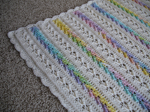 Ravelry: KnitSister1's Joey's Avalon Baby Blanket