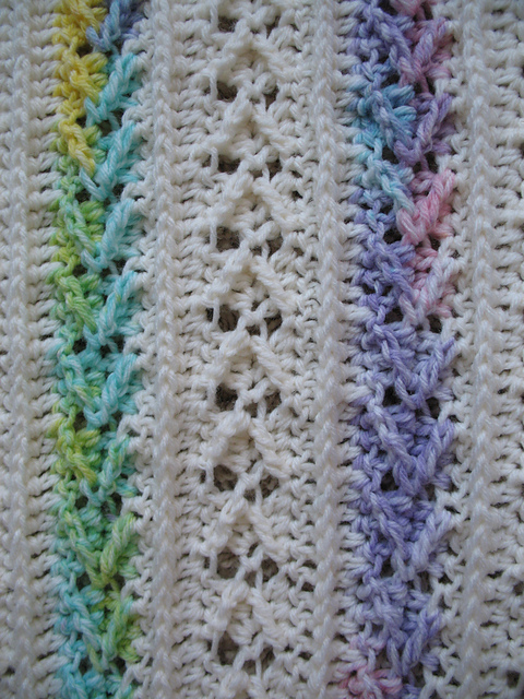 Ravelry: KnitSister1's Joey's Avalon Baby Blanket