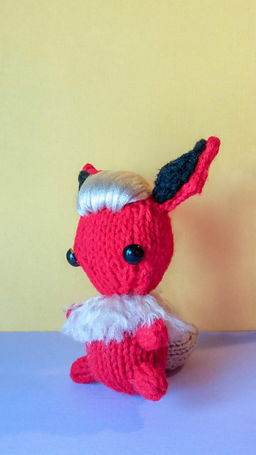 Ravelry: Pokemon Flareon Amigurumi pattern by Knit Tales