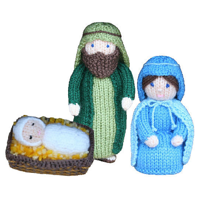 Ravelry: Christmas Nativity - Joseph, Mary and Baby Jesus pattern by ...