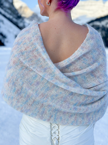 Ravelry: Cloudscape Sweater Scarf (knit) pattern by Knitatude / Chantal Miyagishima