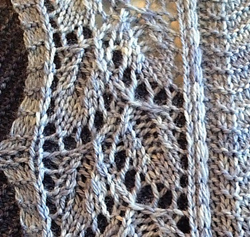 Ravelry: Garden's Blue Flower pattern by Knit-by-Bit Designs