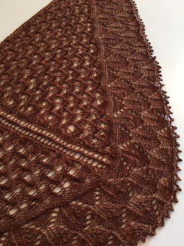 Ravelry: Copper Leaves pattern by Knit-by-Bit Designs