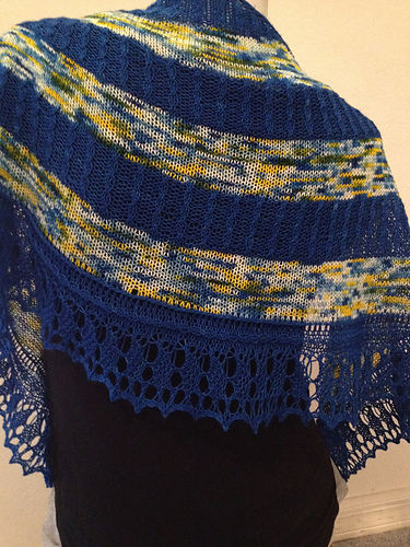 Ravelry: Blue Sky Shawl pattern by Knit-by-Bit Designs