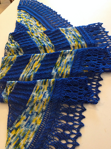 Ravelry: Blue Sky Shawl pattern by Knit-by-Bit Designs
