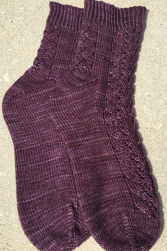 Ravelry: Changing Leaves Socks pattern by Knit-by-Bit Designs