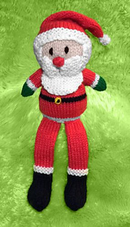 Ravelry: Santa Shelf Sitter pattern by Rebecca Roberts