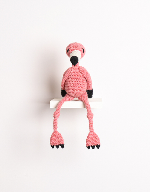 Toft Crochet Kit Cindy the Flamingo DIY Crochet Amigurumi DIY Kit Toft ...