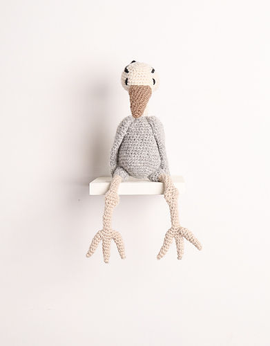 Ravelry: Agnes the Heron pattern by Kerry Lord