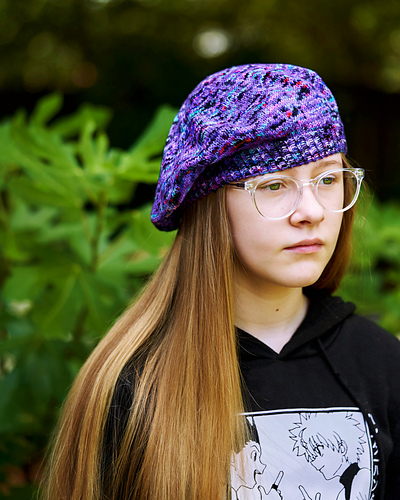 Ravelry: Rebel Girl Beret pattern by Jamie Hoffman