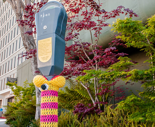 Ravelry: KnitsForLife's Worm Meter Eater Yarn Bomb