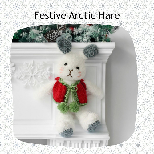 Ravelry: Festive Arctic Hare pattern by Sachiyo Ishii